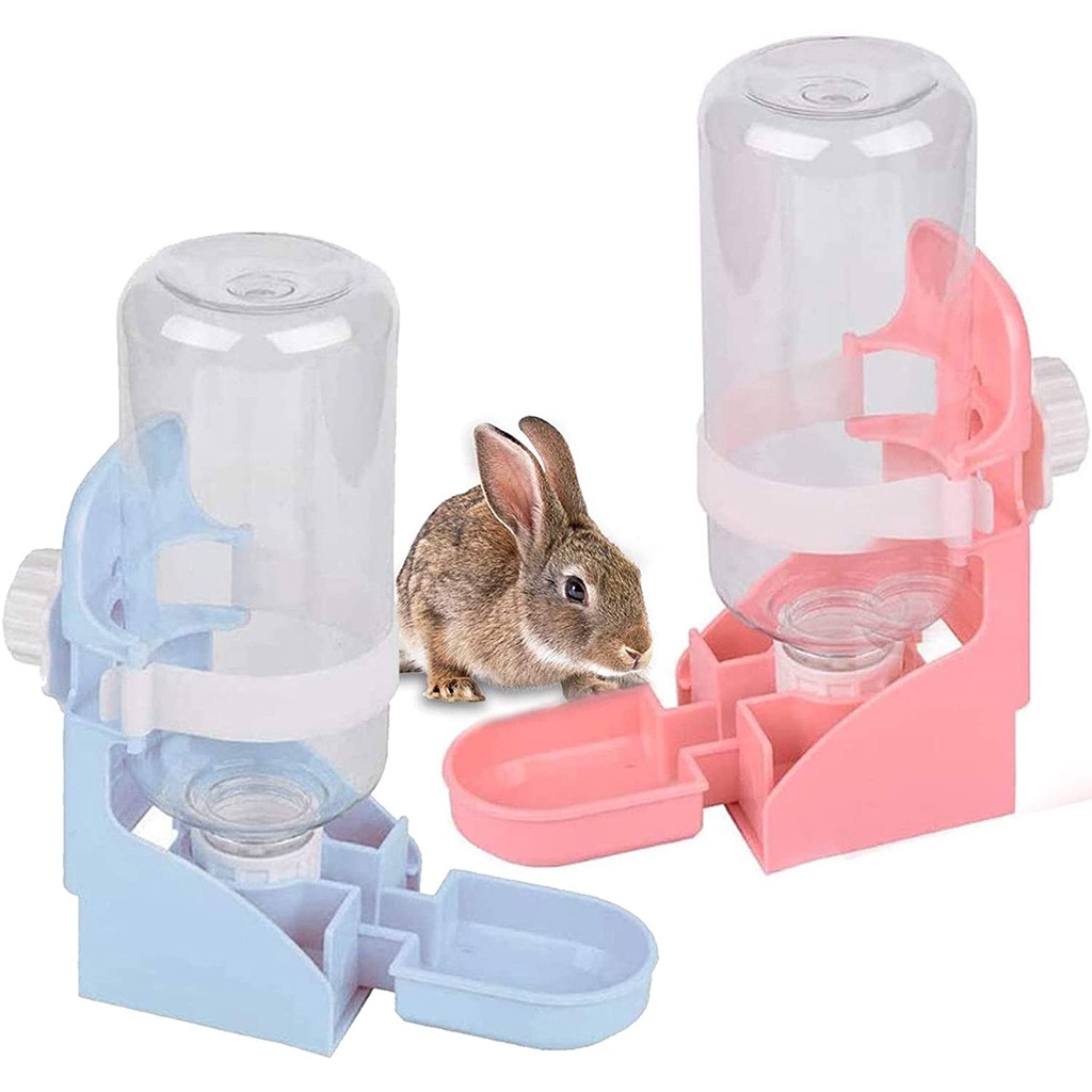 kathson 2pcs Rabbit Water Bottle 17oz Hanging Water Fountain Automatic ...