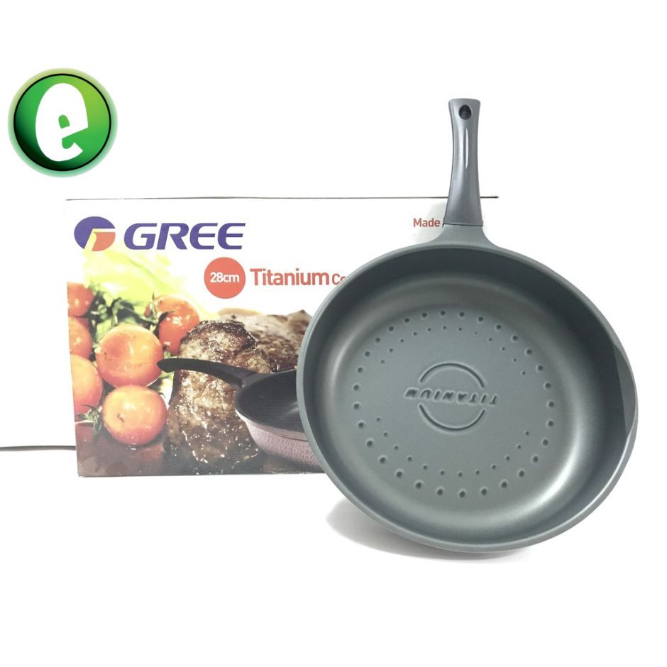 Gree Titanium Coating Frying Pan 28cm (Non-Stick) | Shopee Malaysia