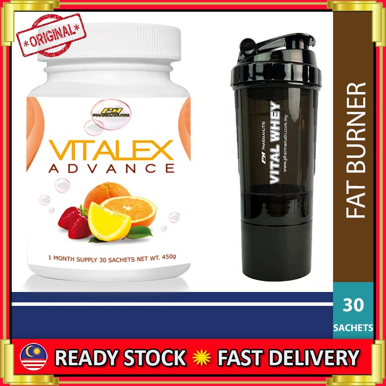 💥ORIGINAL💥 Vitalex Advance Halal Fat Burner 30 Sachet (With Serial ...
