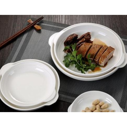 Porcelain Round Shape Plate With Handle | Shopee Malaysia