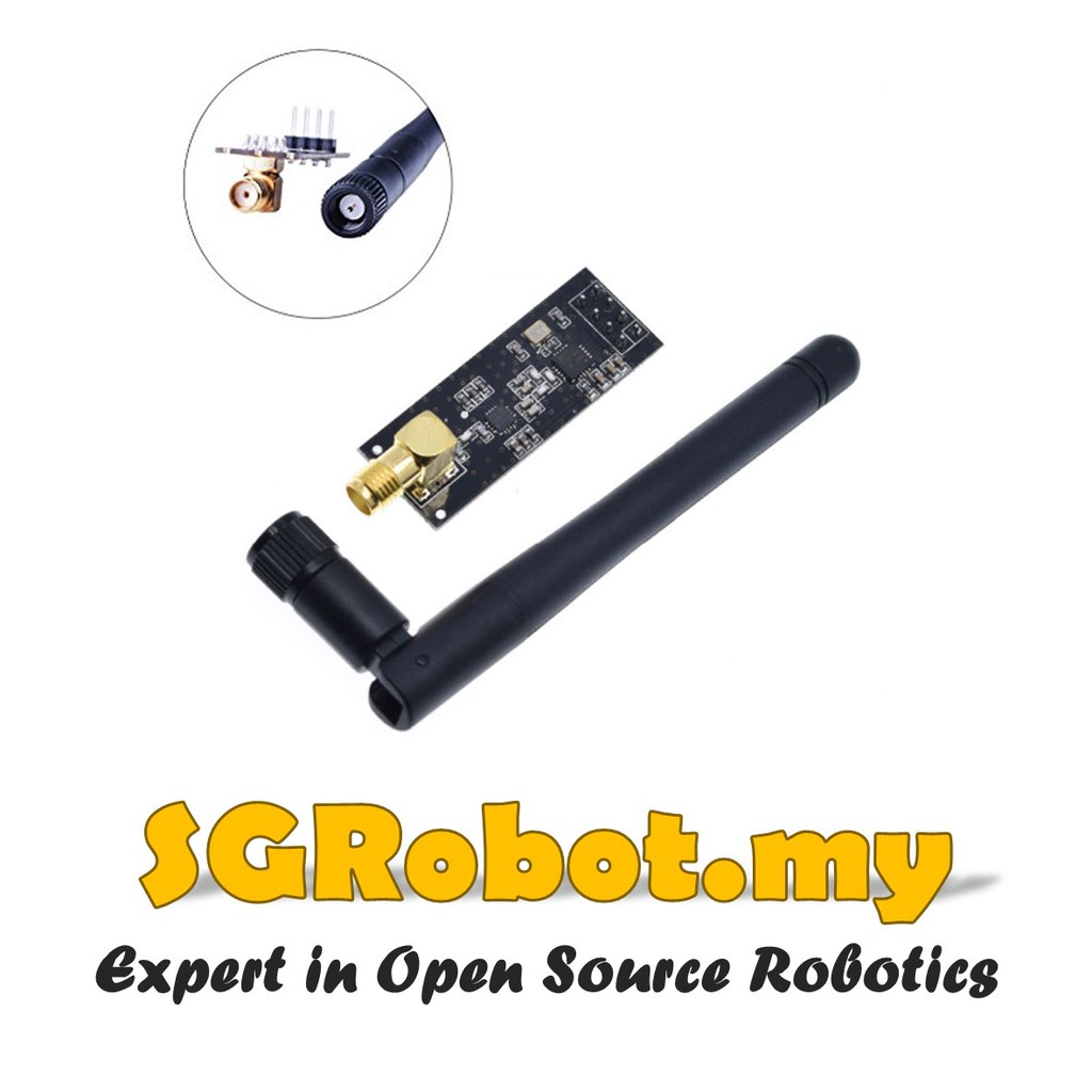 Arduino 2.4G Wireless nRF24L01+ Long Distance 1000m module , PA LNA NRF24L01 | Shopee Malaysia