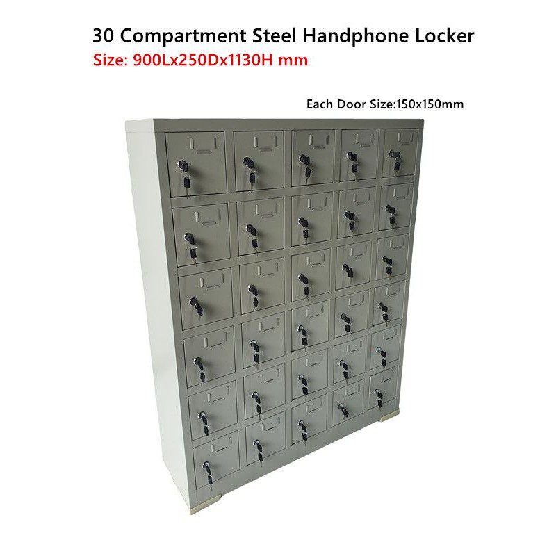30 compartment handphone steel locker/steel hp locker/handphone locker ...