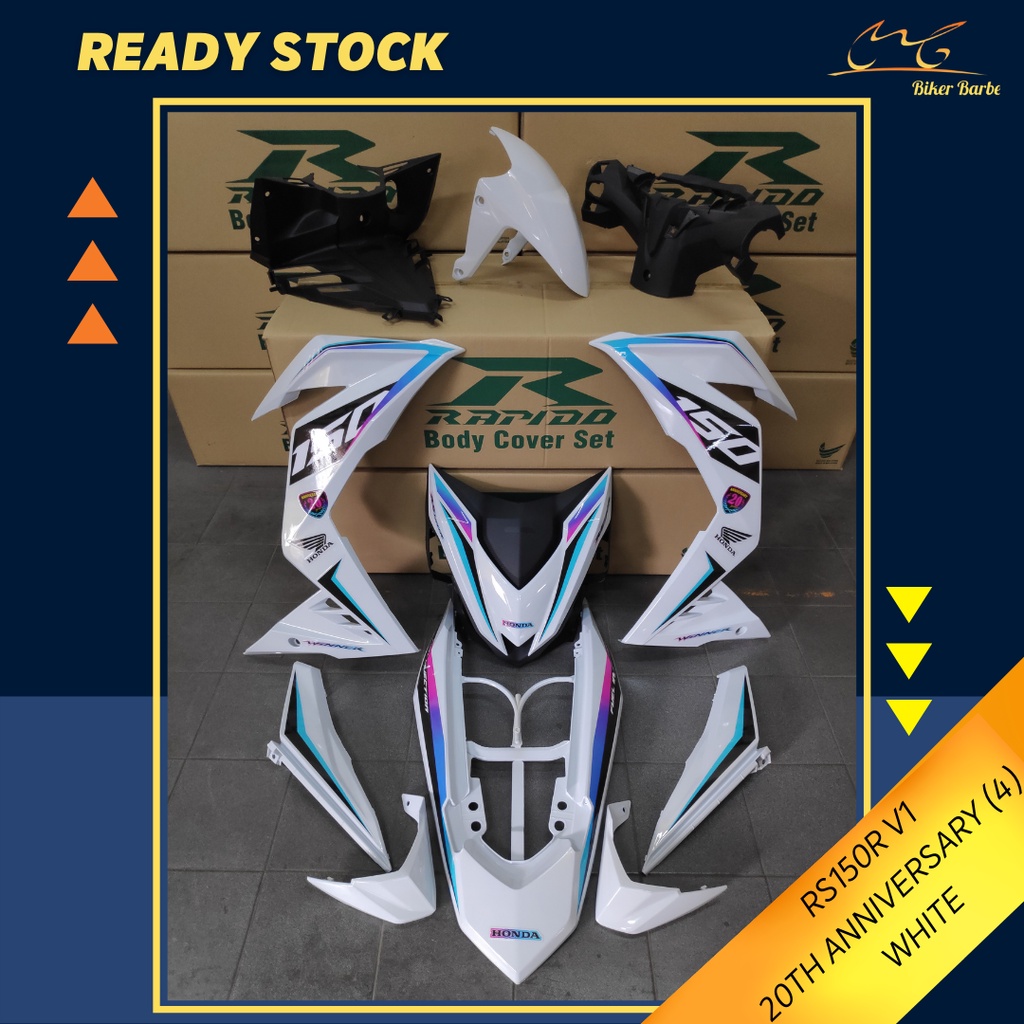 [READY STOCK] COVERSET/BODYSET HONDA RS150/RS150R V1 20TH ANNIVERSARY ...
