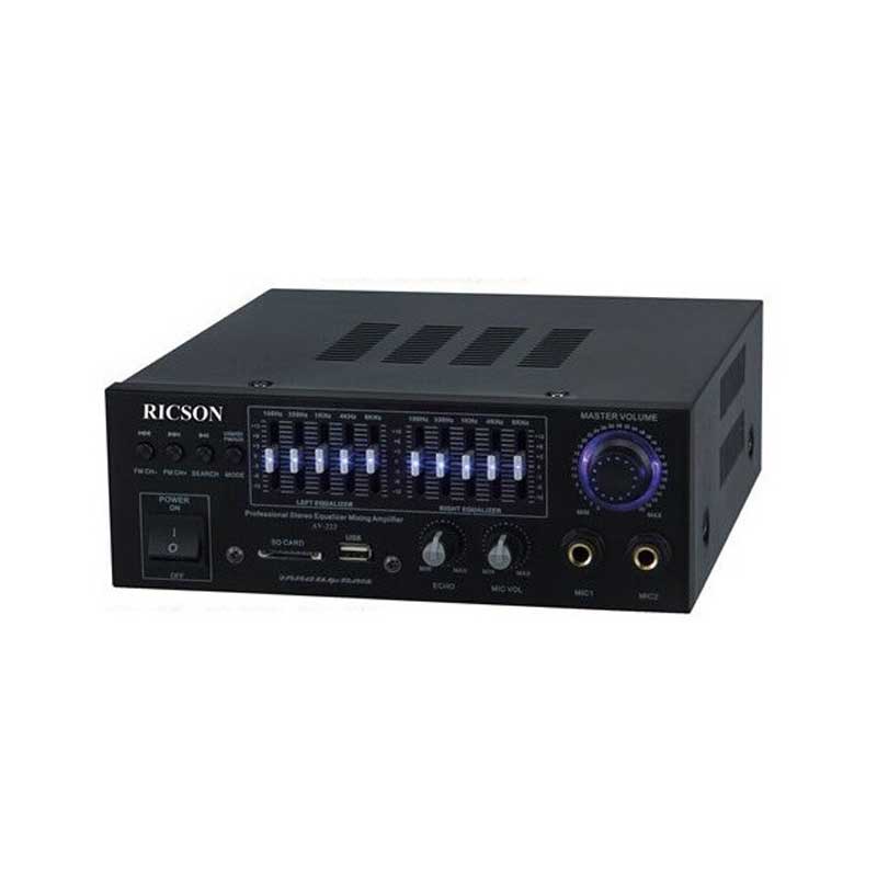Ricson Karaoke Amplifier With SD/USB/FM/Equalizer/Bluetooth - AV-223 ...