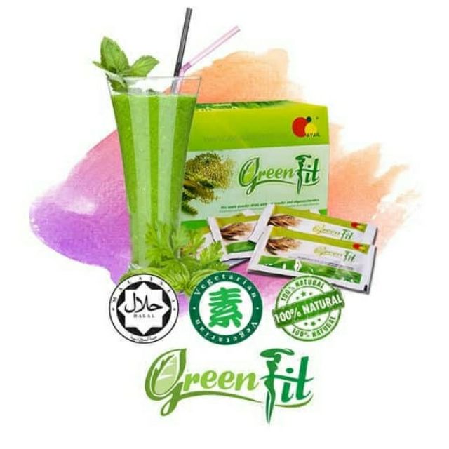 100% Ori Hq:AVAIL Green Fit Malaysia Minuman Fiber Terbaik + free gift ...