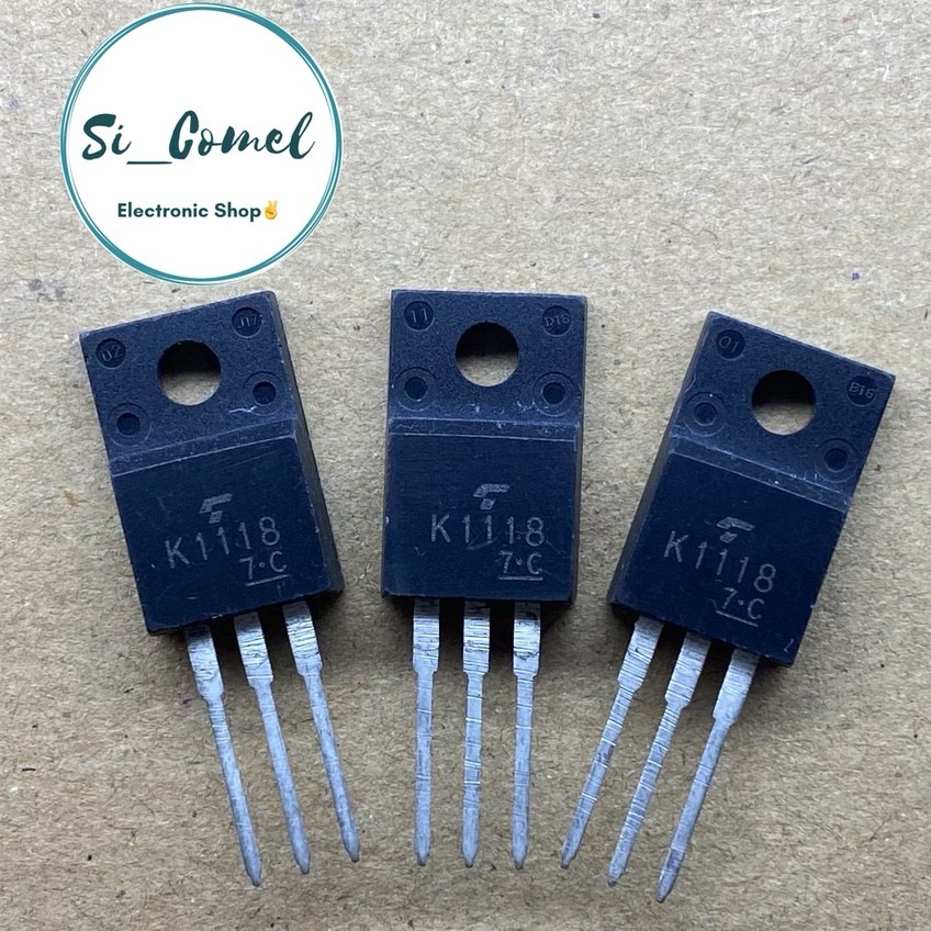 🔥READY STOCK🔥 2SK1118 K1118 TO-220F 600V 6A Mosfet Transistor Ic Chips ...