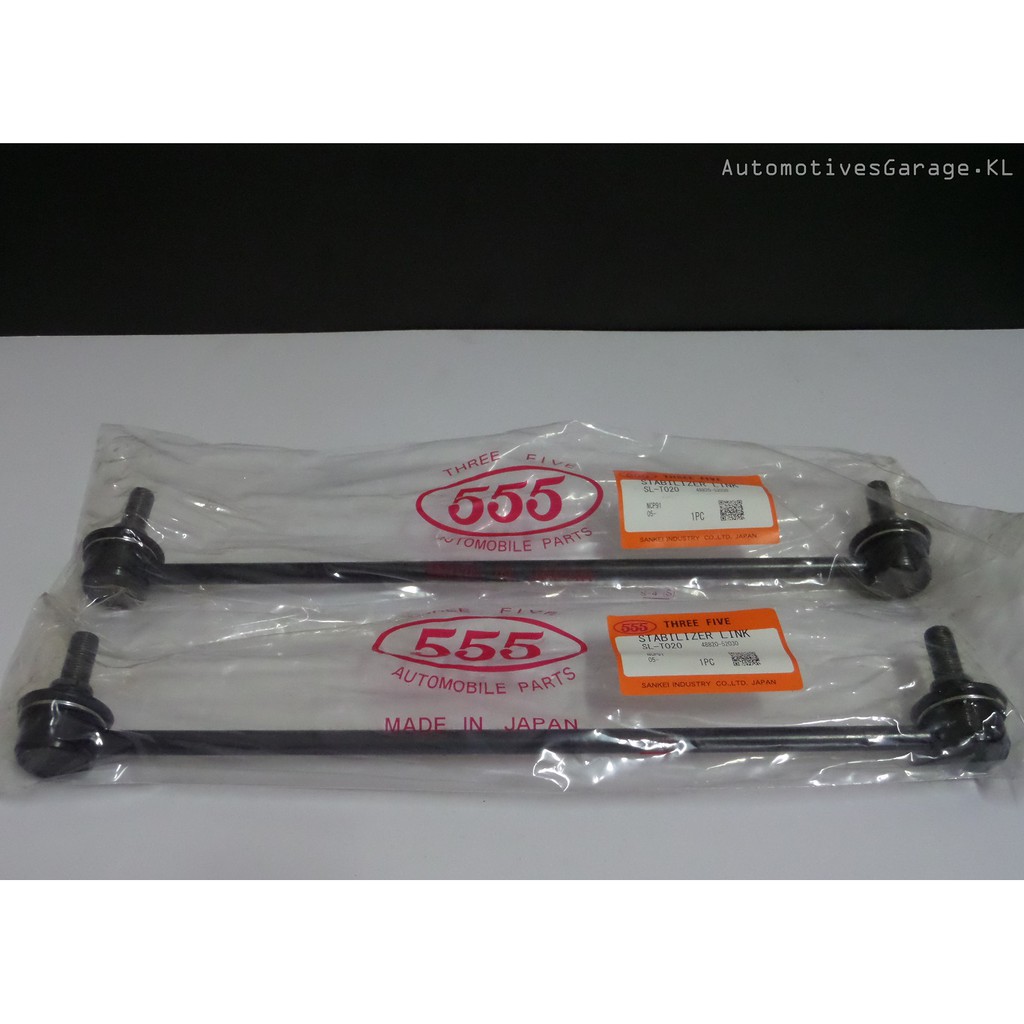 555 JAPAN - SL-T020 - FRONT STABILIZER LINK - TOYOTA VIOS NCP93 / YARIS NCP91 / SIENTA NCP175 ...