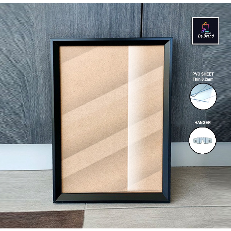 Triangle Black Frame 8RW A4 A3 Photo PVC Sheet Frame | Family | Shopee ...