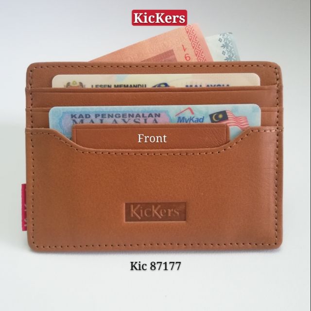 Kickers Genuine Leather Cards Holder (kic87177) | Shopee Malaysia