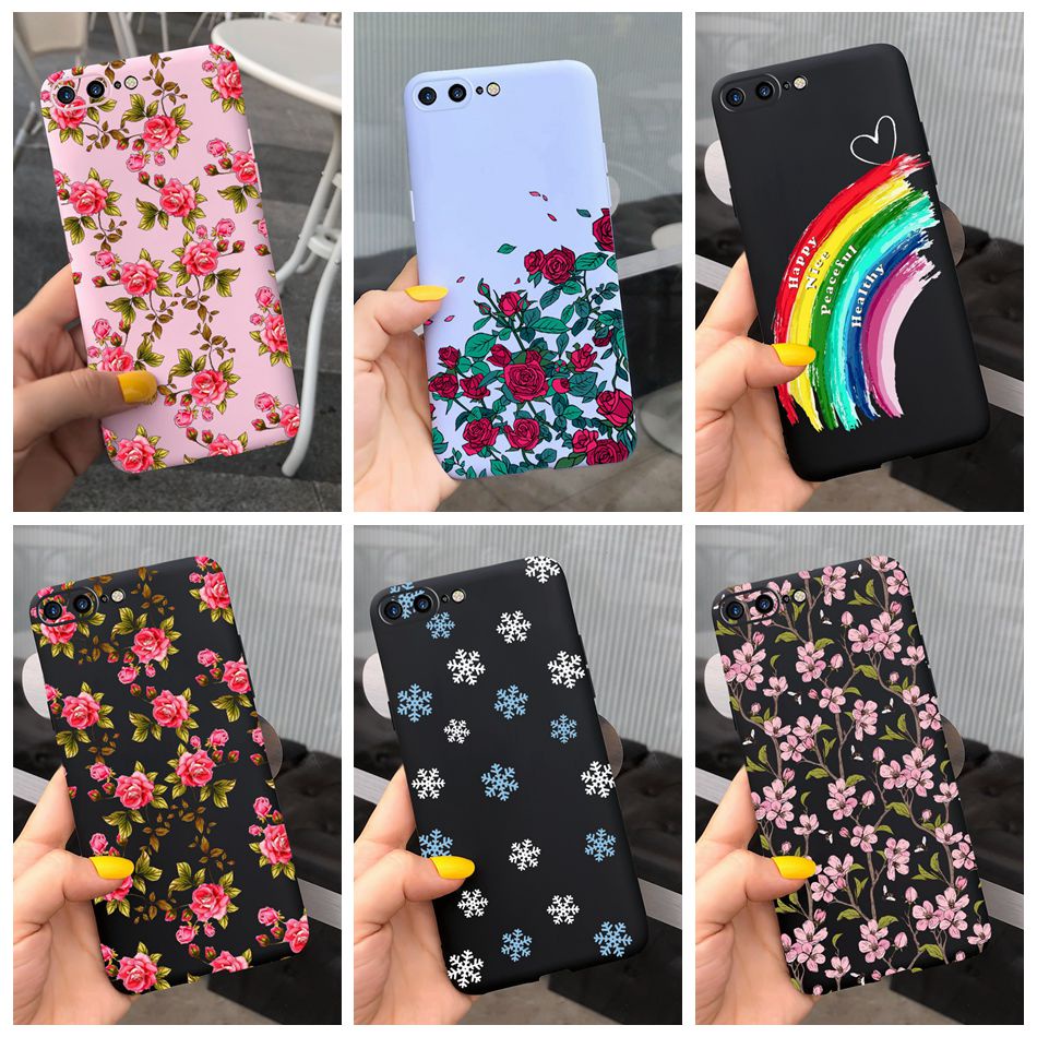 Casing OPPO A3S AX5 A5S AX5S A12 A12e A12s A11K Ax7 A7n A7 2018 A5 A9 2020 Rainbow Rose Flower ...