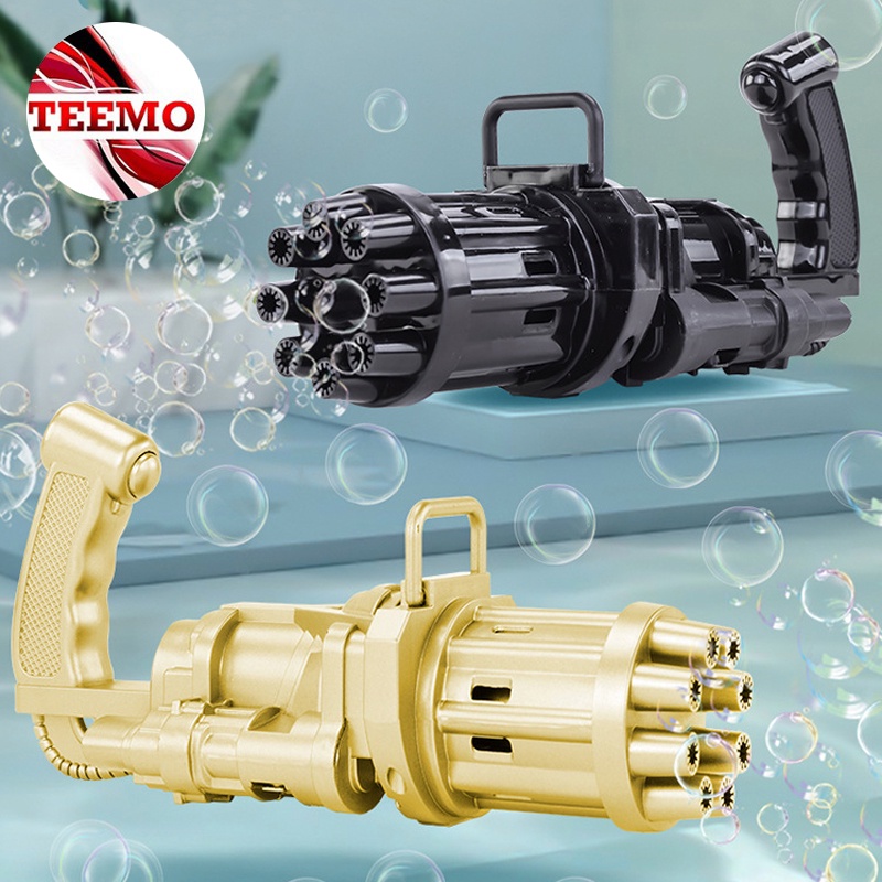 Teemo Children Bubble Machine Kids Electric Handheld Bubble Shooter ...