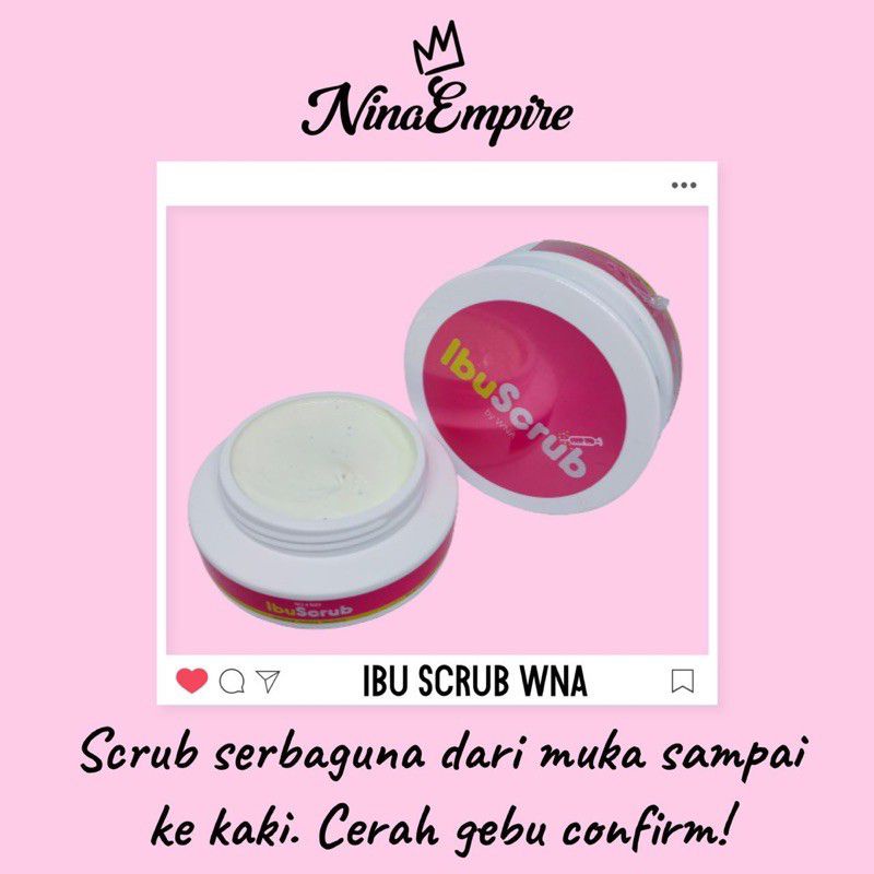 IBU SCRUB ORIGINAL BY WNA 💥VANILLA💥 | Shopee Malaysia