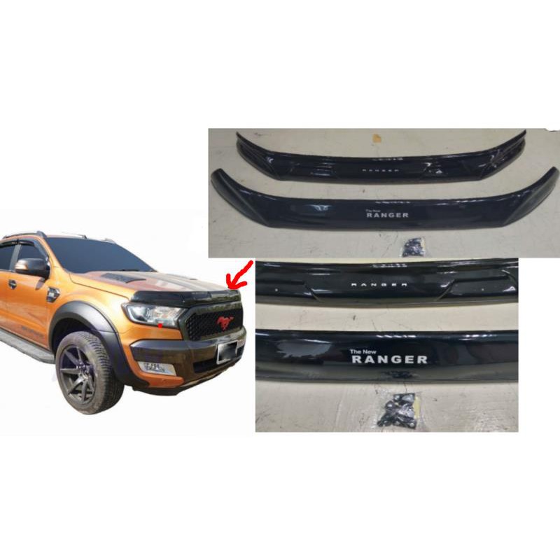 Ford Ranger 15y T7 Front Bonnet Guard | Shopee Malaysia