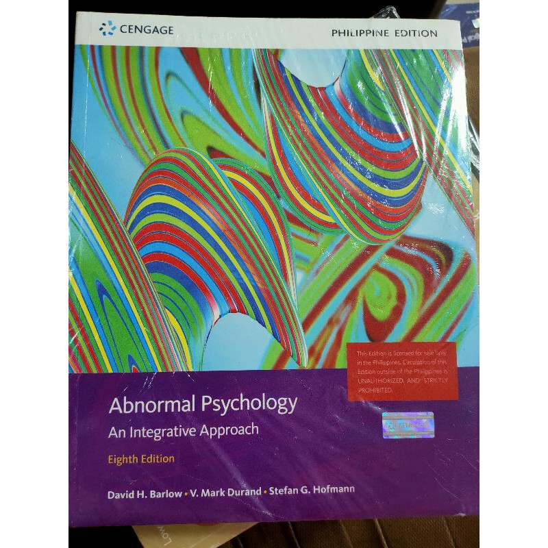 Abnormal Psychology By Barlow 8th Edition | Shopee Malaysia