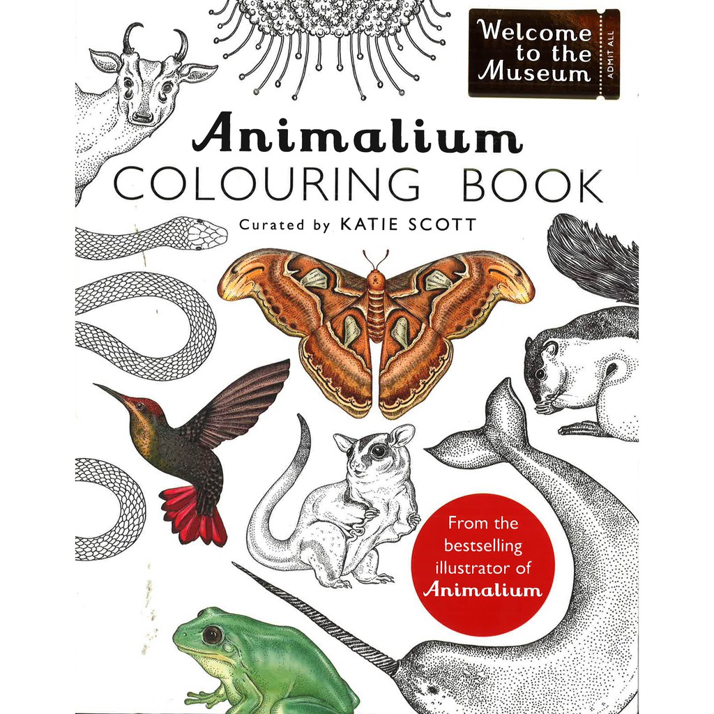 (BBW) Animalium Colouring Book (ISBN: 9781760404291) | Shopee Malaysia