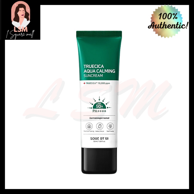 (SOMEBYMI) Some By Mi Truecica Aqua Calming Suncream Sunblock SPF 50 PA ...