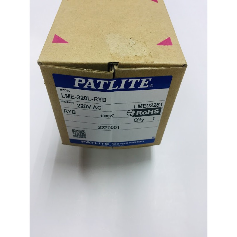 PATLITE LED SIGNAL TOWER LIGHT LME-320L R/Y/B | Shopee Malaysia