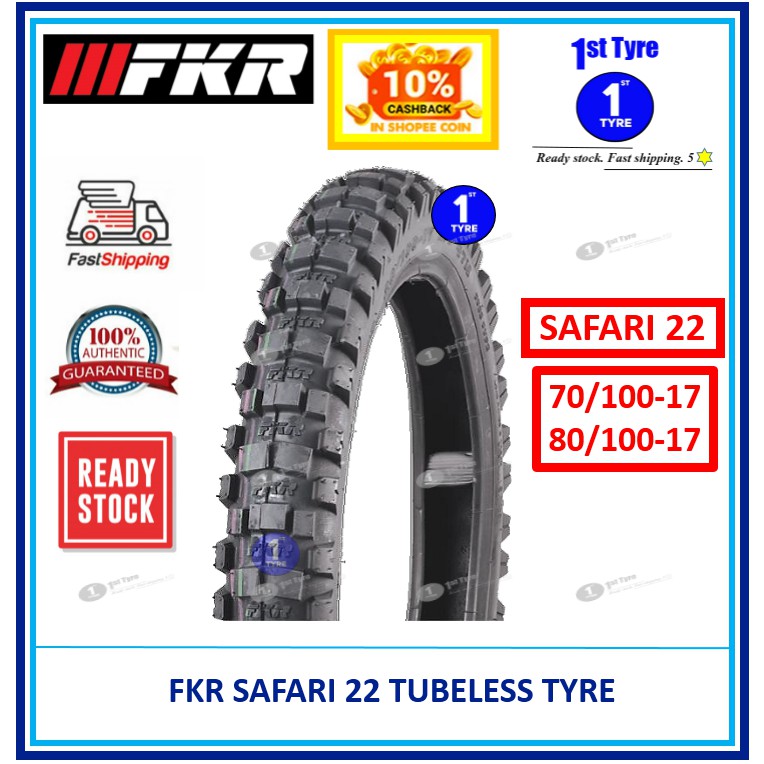 { TAYAR KASAR } FKR TYRE TAYAR 17 SAFARI X 22 (MOTOR CROSS) Tubeless 70/100-17 80/100-17 OFF ...