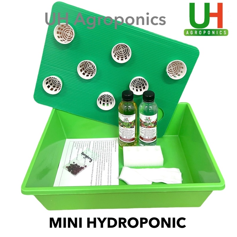 SET MINI HIJAU UHA | HYDROPONIC SET | TANAMAN HIDROPONIK | Shopee Malaysia
