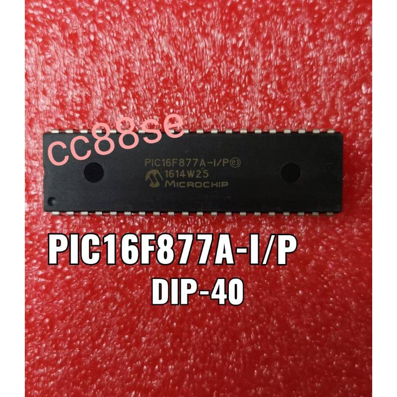 Pic16f877a I P Pic16f877a Pic16f877 Dip 40 Microchip Intergrated