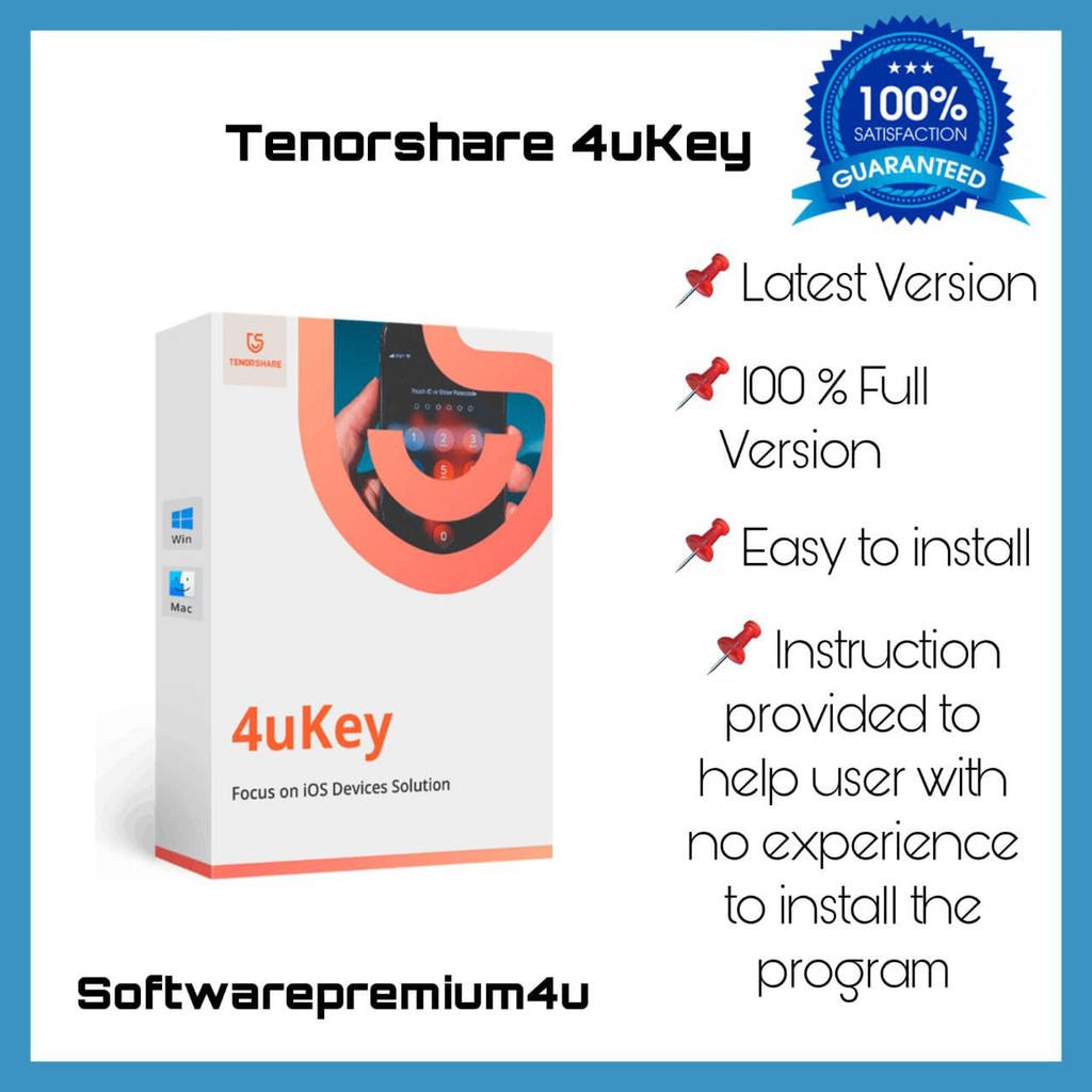 🔥【Latest】🔥Tenorshare 4uKey for iOS 3.0.15.4 - Unlock Apple | Unlock ...