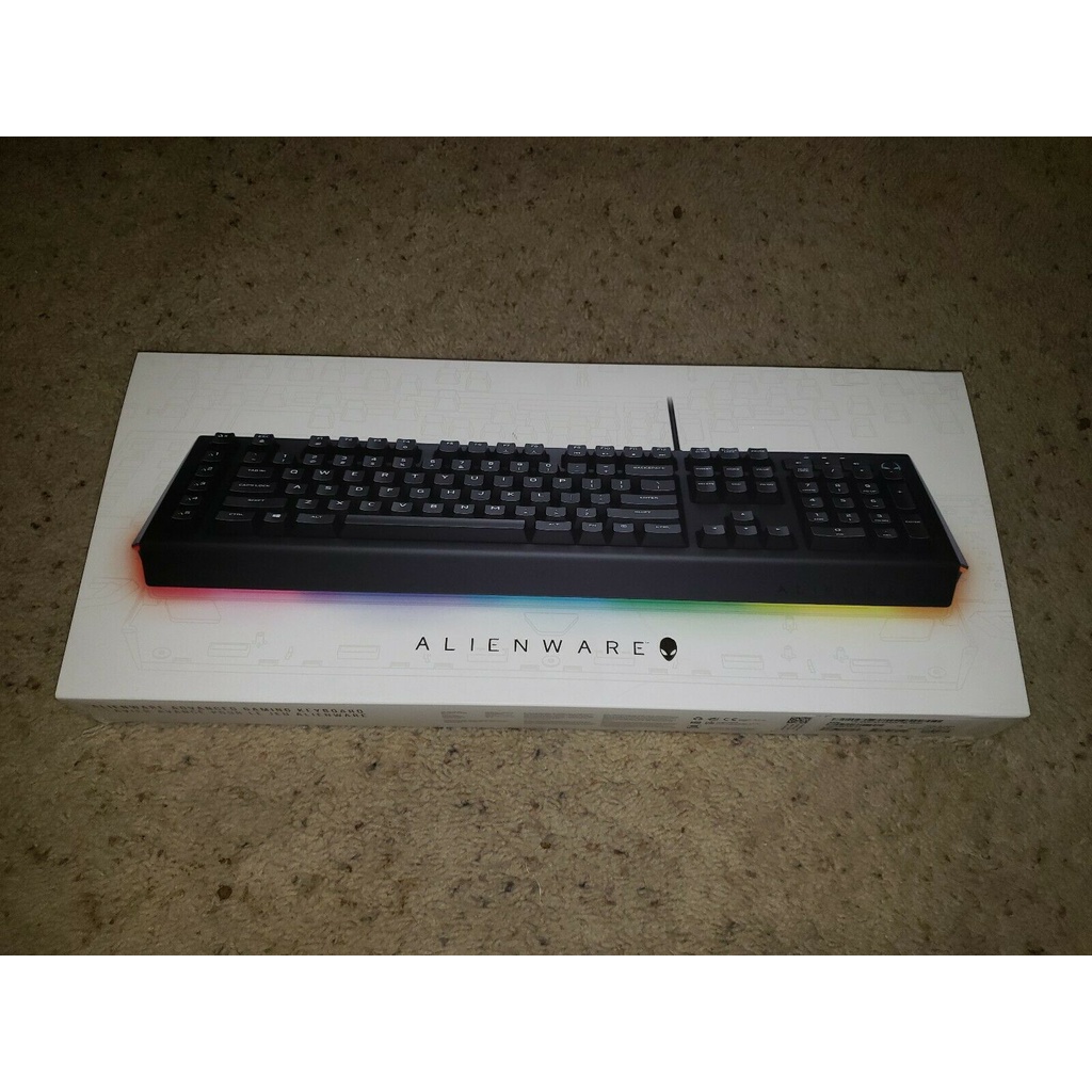 Dell Alienware Advanced Gaming Keyboard AW568 Kailh Brown Switch RGB ...