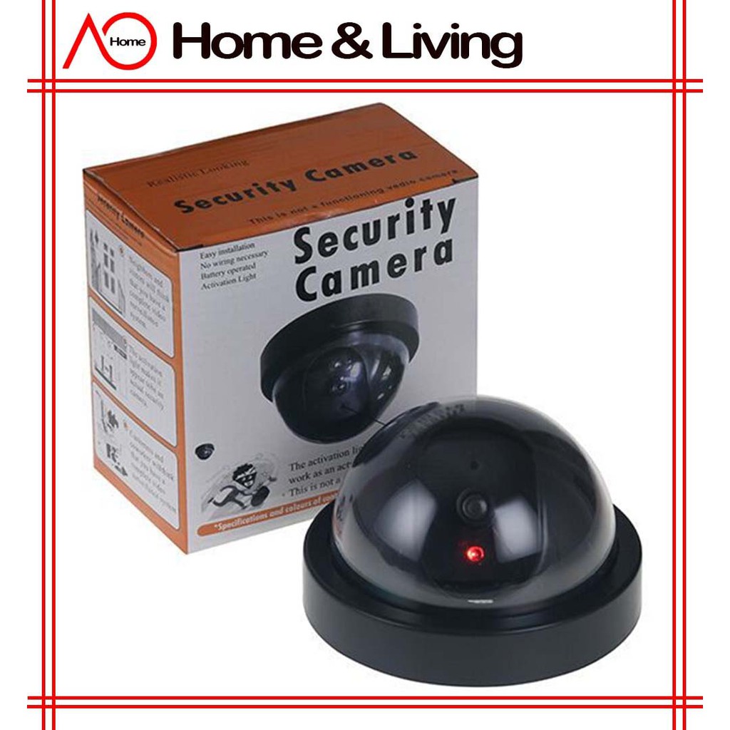 AO Home Fake Dummy Simulation LED CCTV Wireless Security Camera Anti ...