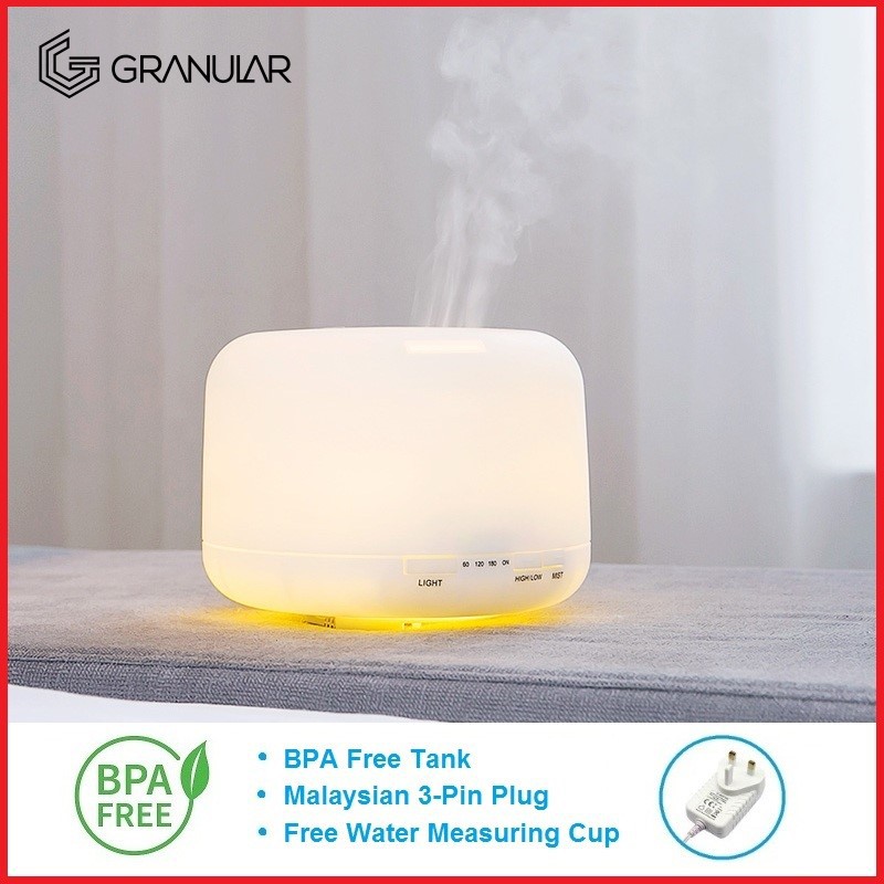 Humidifier Aroma Diffuser 500ML Pure Essential Oil Aromatherapy ...