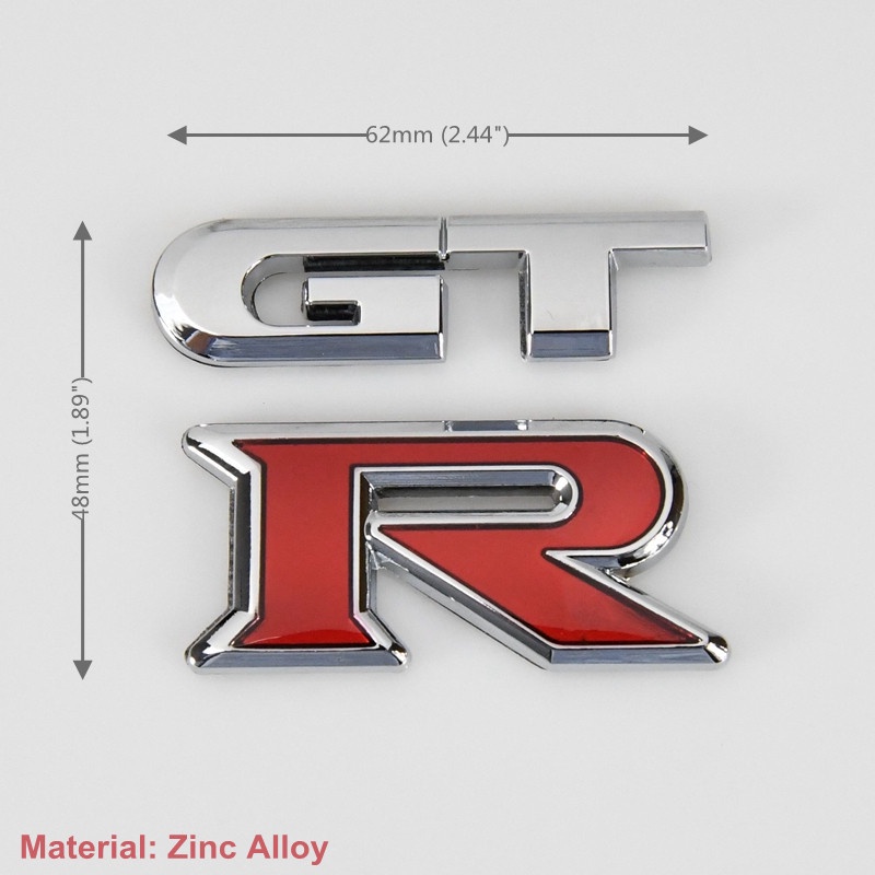 3D Car Sticker FAIRLADY 350Z 370Z Logo Emblem Badge Front Grille & Rear ...