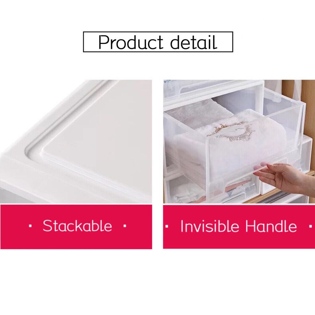 Organizer Home Stackable Clothes Organization IKEA Kotak Simpan Barang ...