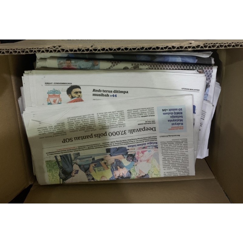 Surat Khabar Lama (Old Newspapers) 1kg | Shopee Malaysia