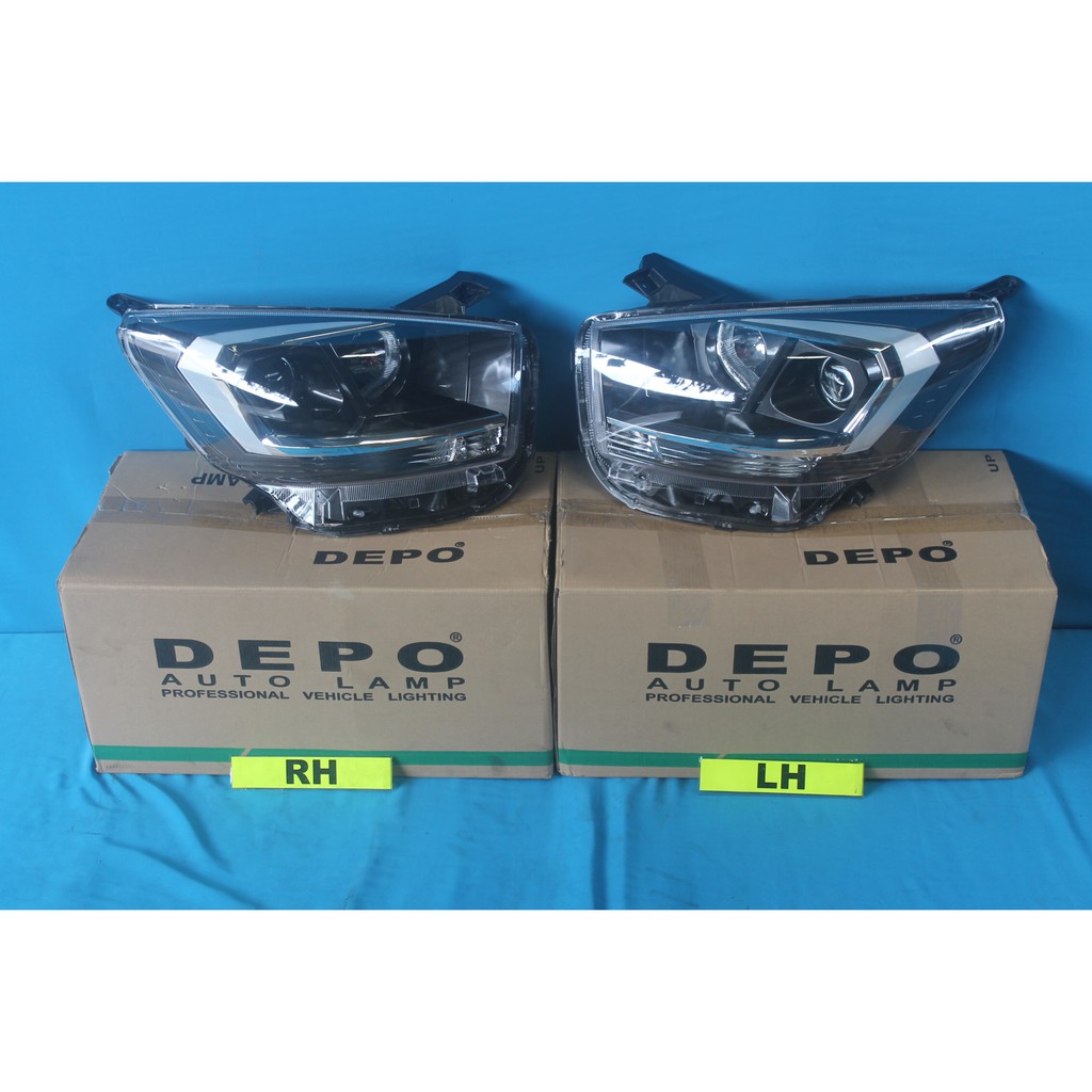 PERODUA AXIA 2017 - 2019 HEAD LAMP ( DEPO ) ( NEW ) | Shopee Malaysia
