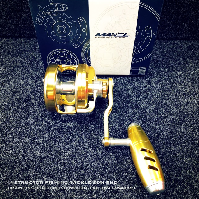 MAXEL FISHING REEL RAGE R60H | JIGGING REEL | Shopee Malaysia