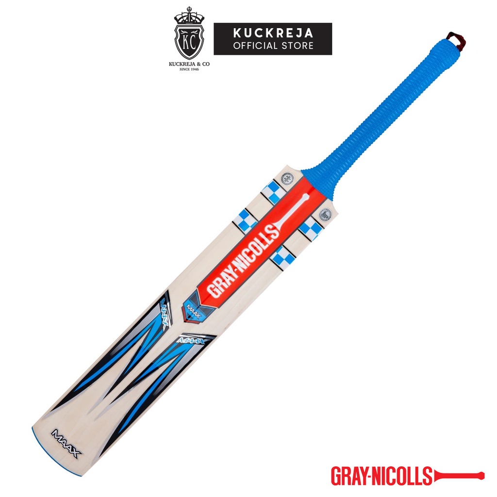 Gray Nicolls Maax Blue Cricket Bat - 200 (English Willow) | Shopee Malaysia