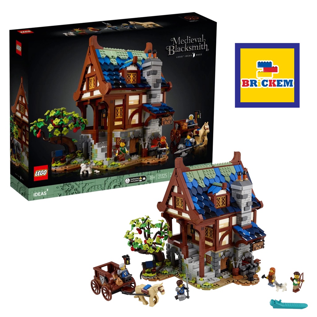 [BRiCKEM] LEGO Ideas 21325 Medieval Blacksmith | Shopee Malaysia
