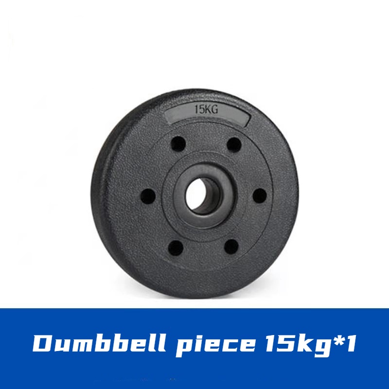 🔥Ready Stock🔥15kg*1 Barbell dumbbell piece Rubber Coated Dumbbell ...