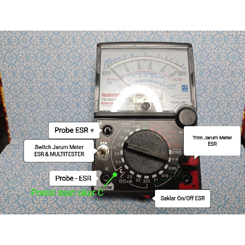 Multimeter & ESR Analog Meter | Shopee Malaysia