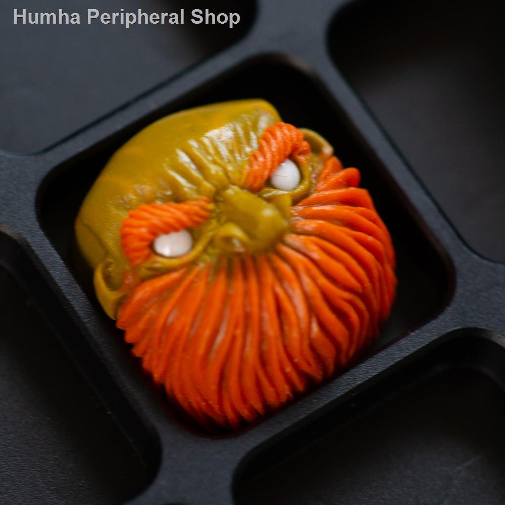 Artisan keycap Bald Jack keycap Hand made Resin keycap mechanical ...
