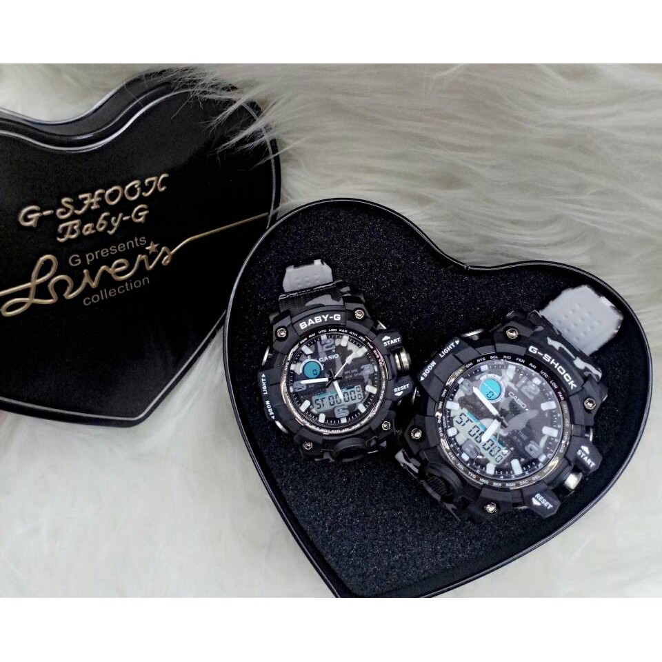 CASIO G SHOCK COUPLE SET (Grey) | Shopee Malaysia