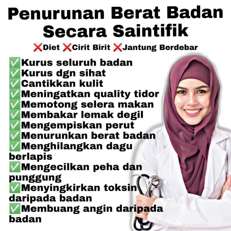 Dr Zakiah Formula kurus (bahan alami) | Shopee Malaysia