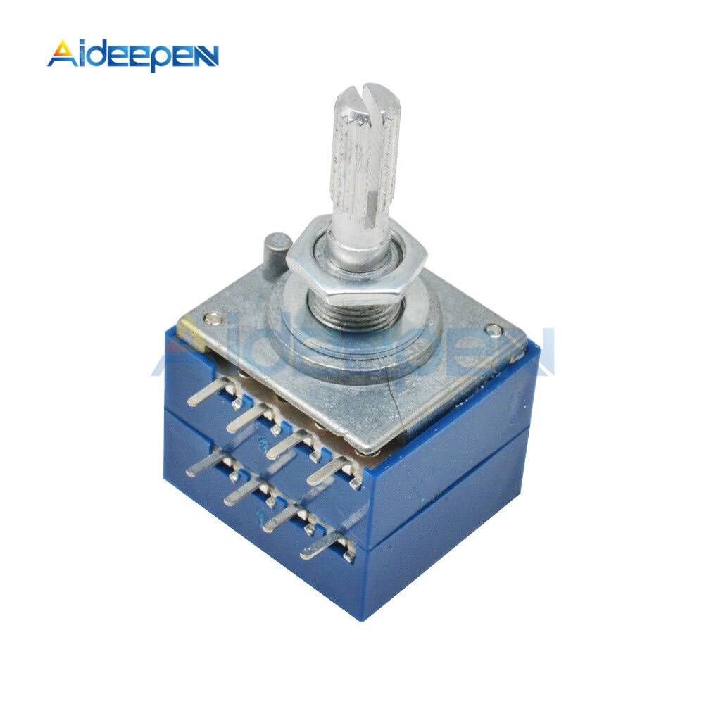 Aideepen Rotary Potentiometer ALPS RH2702 A100K 100K 50K Dual 8 Feet ...