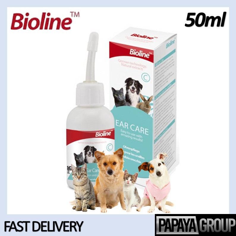 Bioline Ear Care For Pets 50ml - (Ear Cleaner, Remove Odor, Kill ...