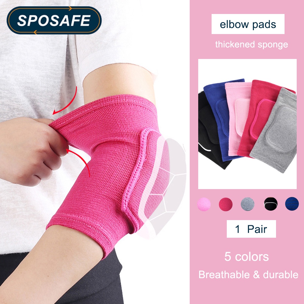 SPOSAFE 1 pair kids adult elbow support for 30-100kg elbow pads for ...