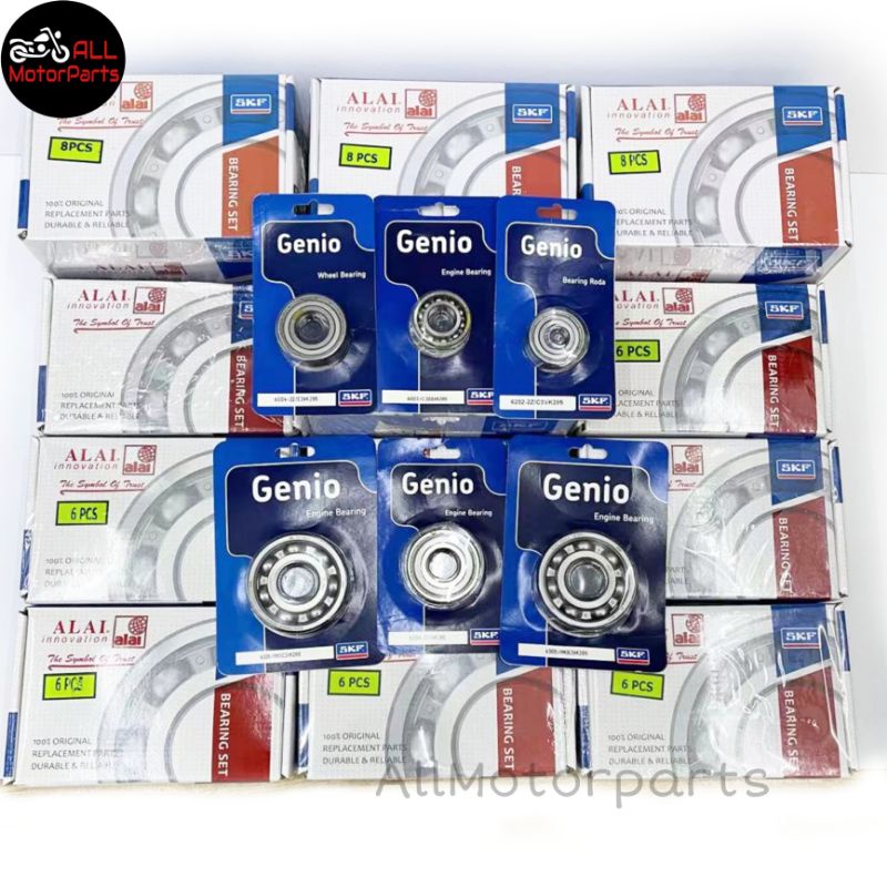 SKF GENIO C3 ENGINE BEARING SET Y15Z LC135 SRL110 SRL115 SRL115 FI Y110 ...