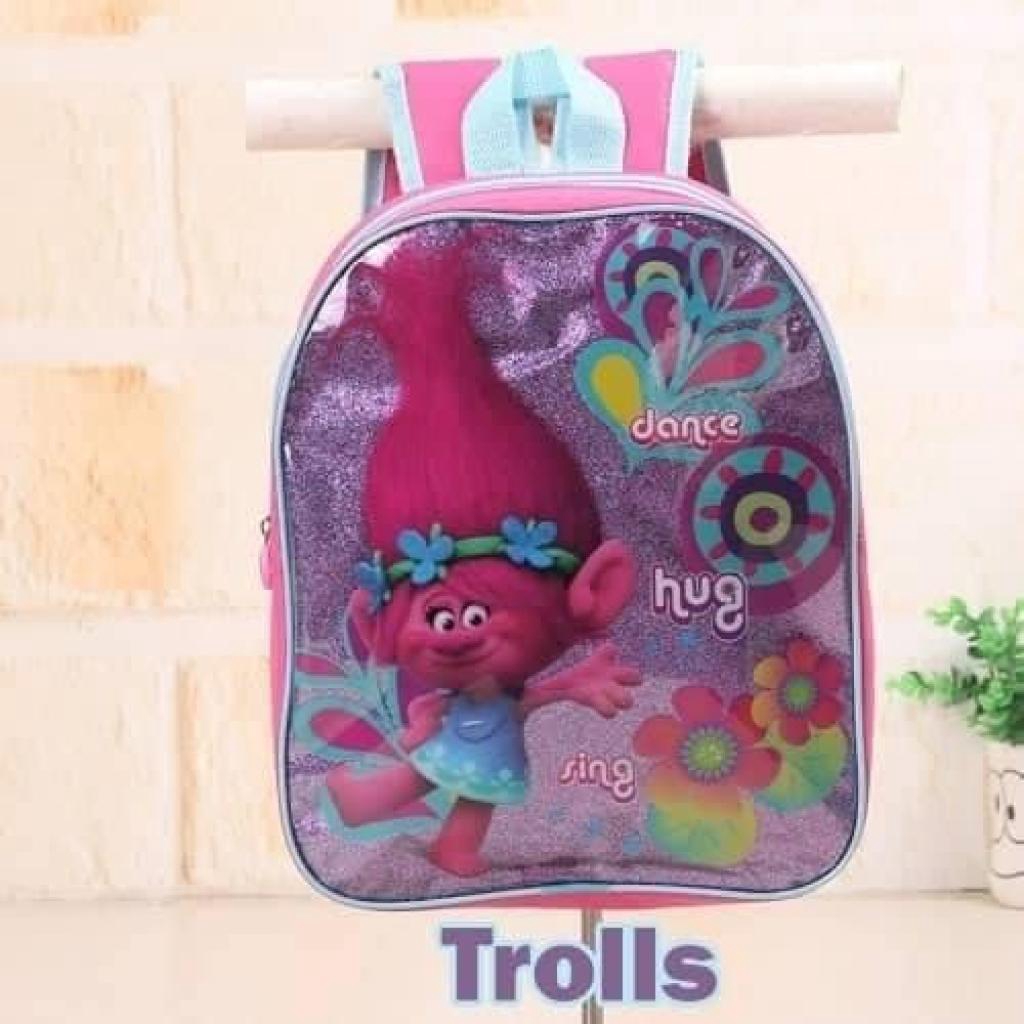 Kids School Bag /Cartoon bag/Backpack (Trolls)ids School Bag /Cartoon ...
