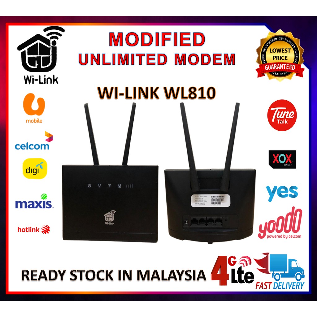 🔥Modified WiFi MODEM🔥 PM Wholesale Price LTE CPE WI-LINK WL810 X RS980 ...