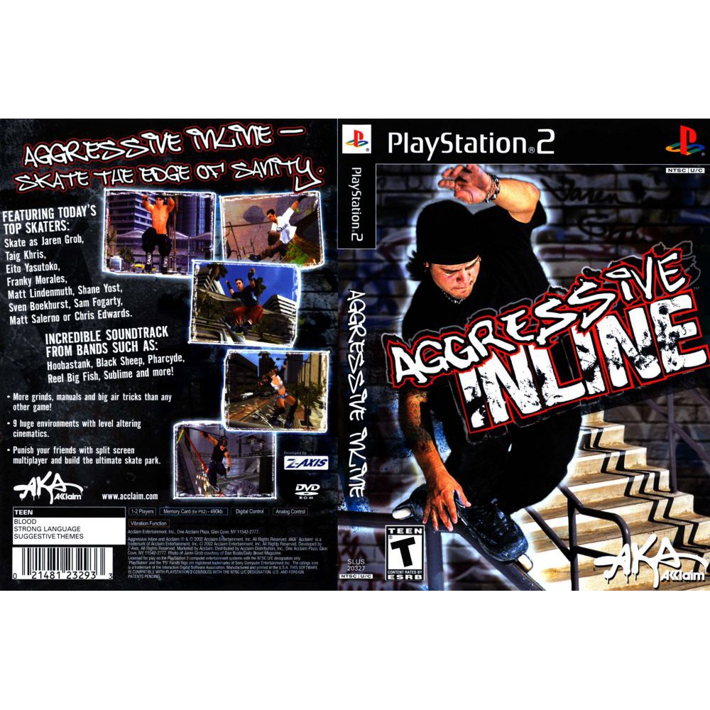 Aggressive Inline (CD Games PS2) | Shopee Malaysia