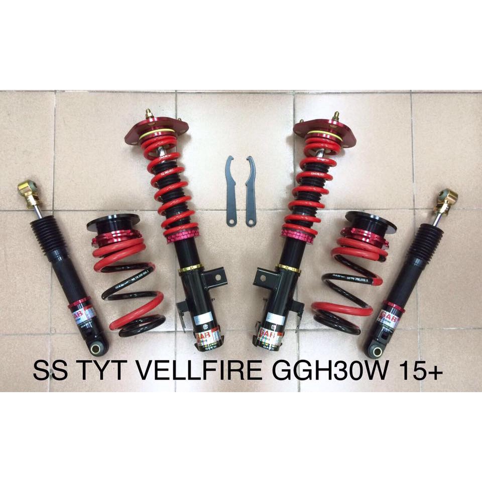 Toyota Alphard Vellfire GGH30 2015" - GAB ss series fully adjustable ...