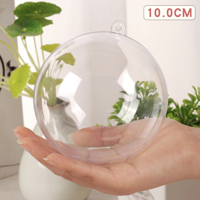 Transparent Clear Plastic BALL CAKE TOPPER/Acrylic FLOWER BALLOON BOX ...