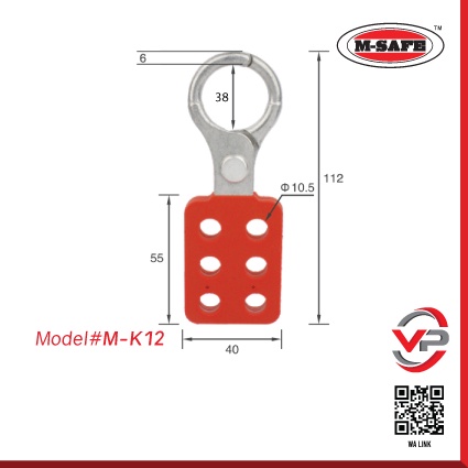 M-SAFE ALUMINIUM HASPS LOCKOUT/ LOCK OUT / LOTO / M-K11 / M-K12 ...